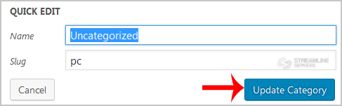 How to remove the Uncategorized category from WordPress? - Streamline Servers